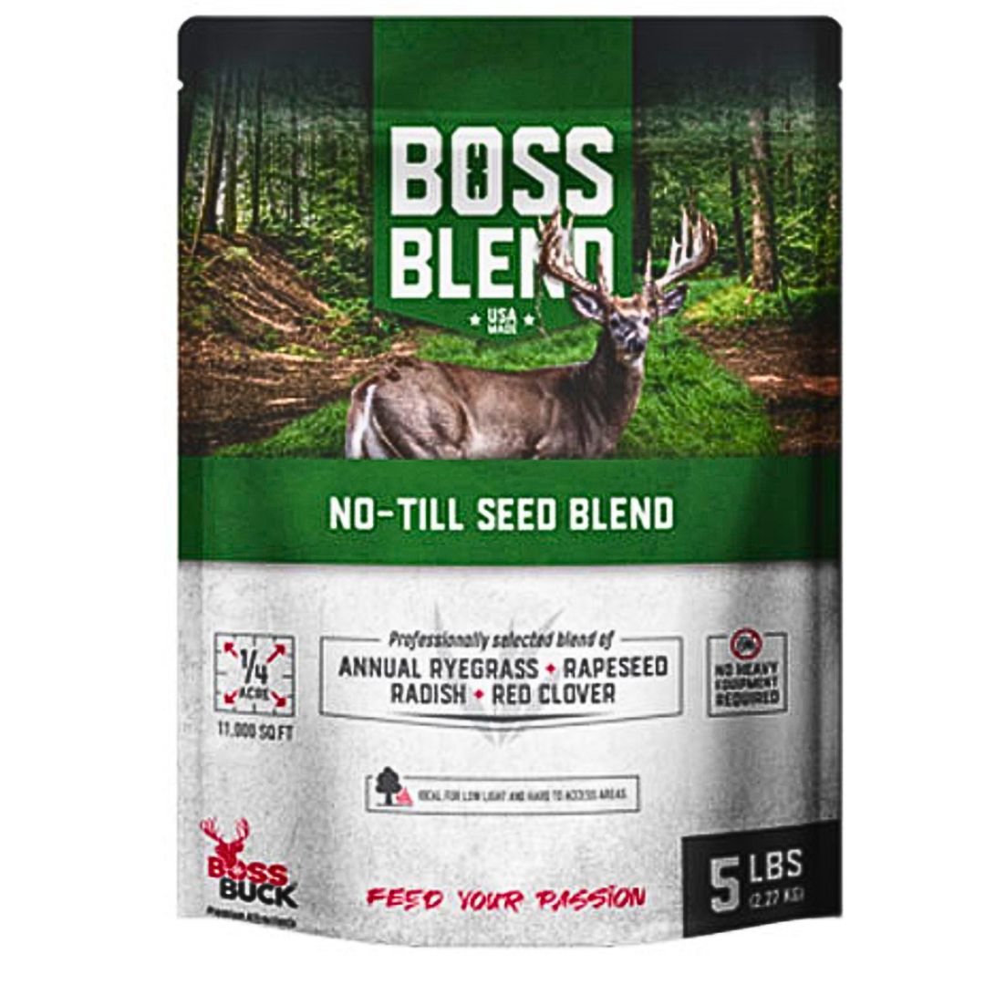 Boss Buck Boss Blend No-Till Food Plot Seed 5lb – Northwoods Wholesale ...