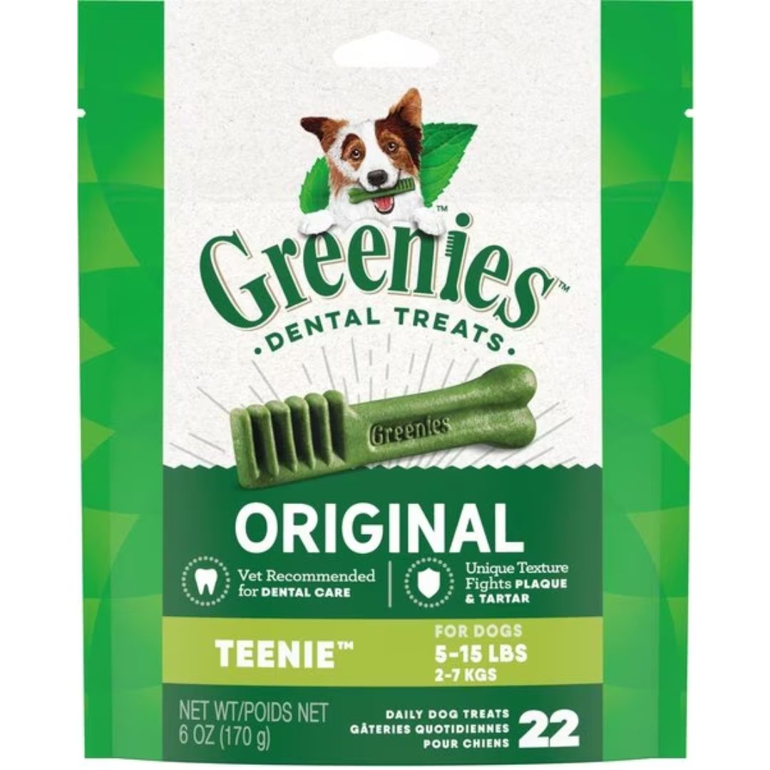 Greenies Mini-Treat Pak Teenie 22ct, 6oz – Northwoods Wholesale Outlet