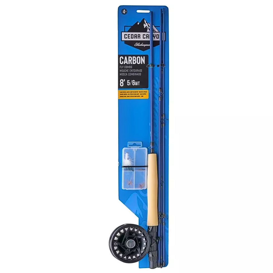 Shakespeare Cedar Canyon Carbon Fly Kit 8' - 7/8wt – Northwoods ...